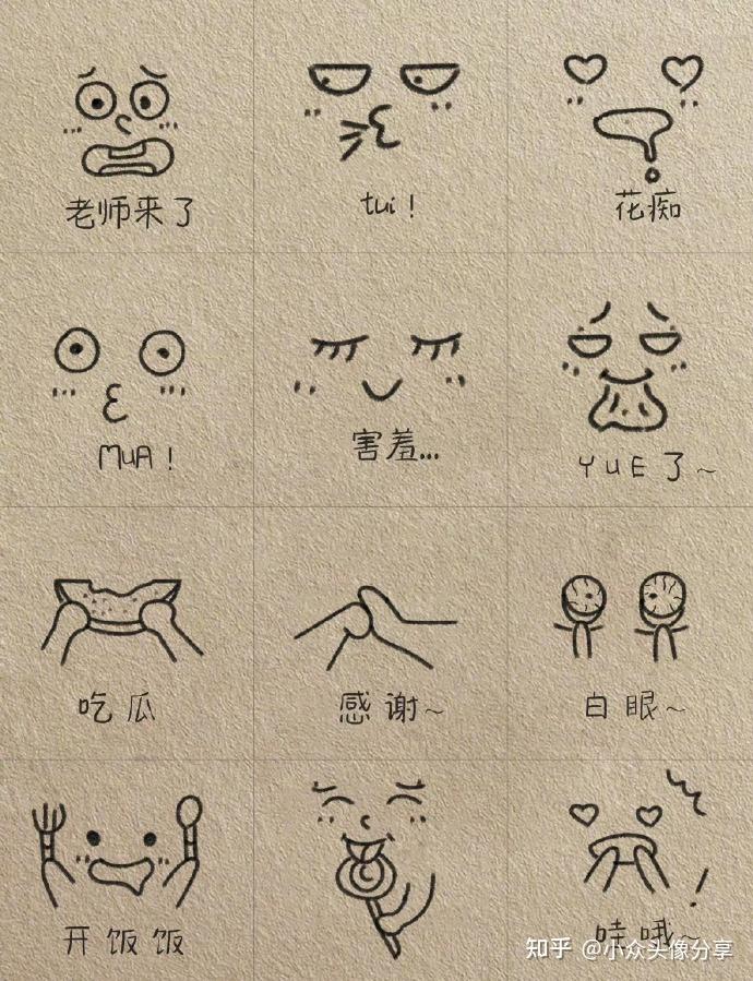 一些适合画在笔记上的简笔画🤓🤓 - 知乎