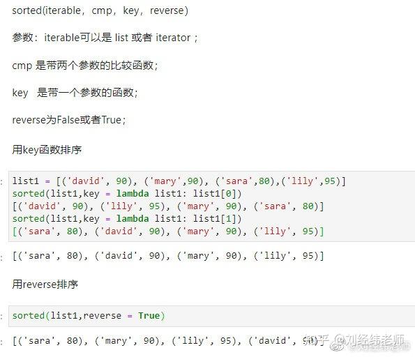Python中的排序函数—argsort，sort，sorted用法 - 知乎