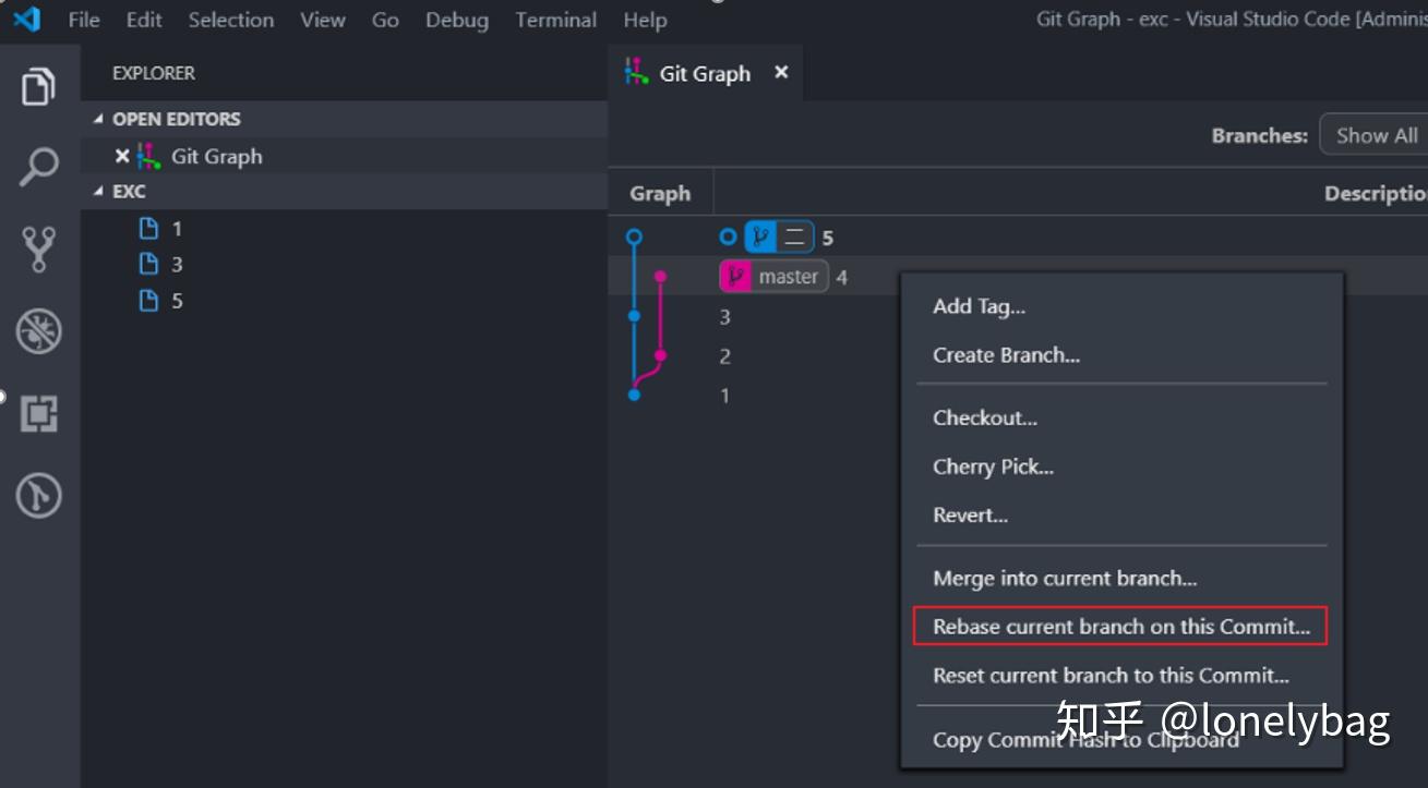 VSCode_Git_操作（rebase+revert+reset） - 知乎