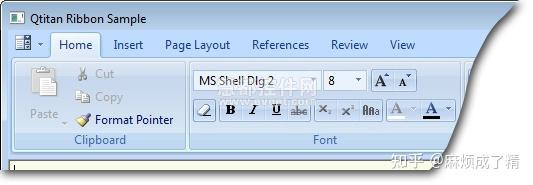 如何用Qt实现Office界面样式--QtitanRibbon - 知乎