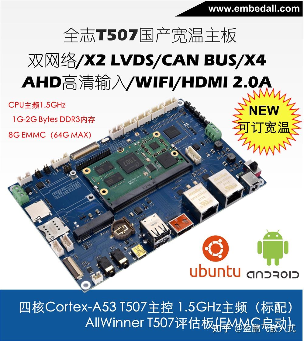 全志T3(A40I)/T5(T507)性能对比，一代更比一代强 - 知乎