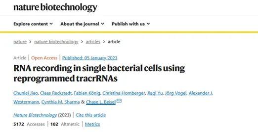 Nat Biotech | 新方法可获取单个细胞转录历史记录 - 知乎