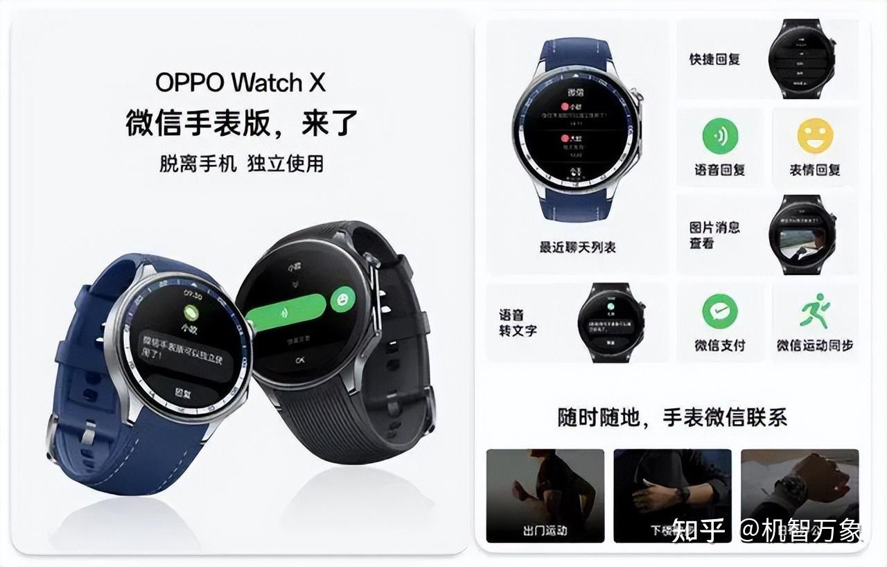 一图看懂OPPO Watch X微信手表版，官宣3月29日开售，支持iOS设备 - 知乎