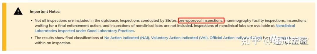 FDA检查及483表查询 - 知乎