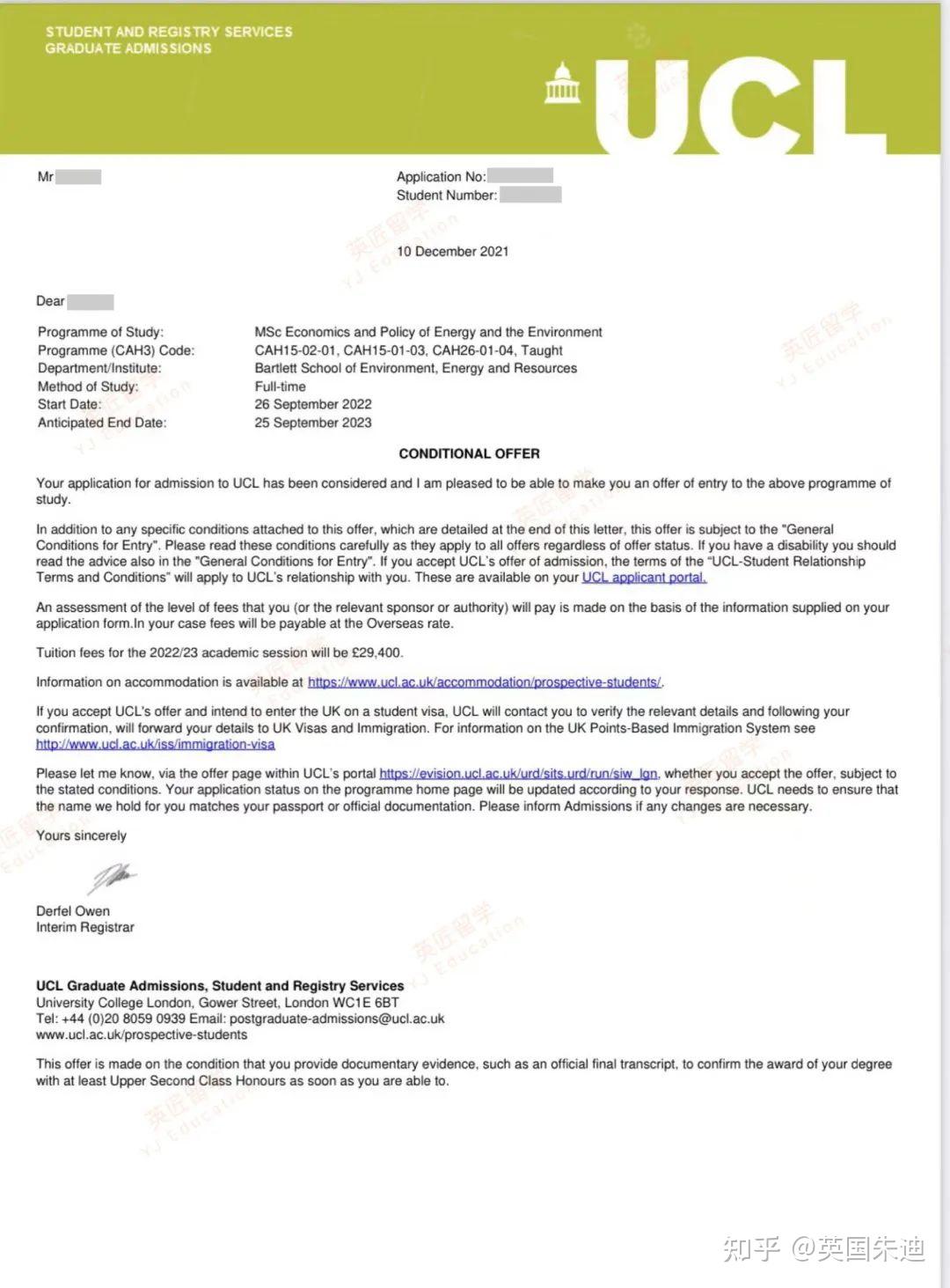 2022fall UCL部分offer展示 - 知乎