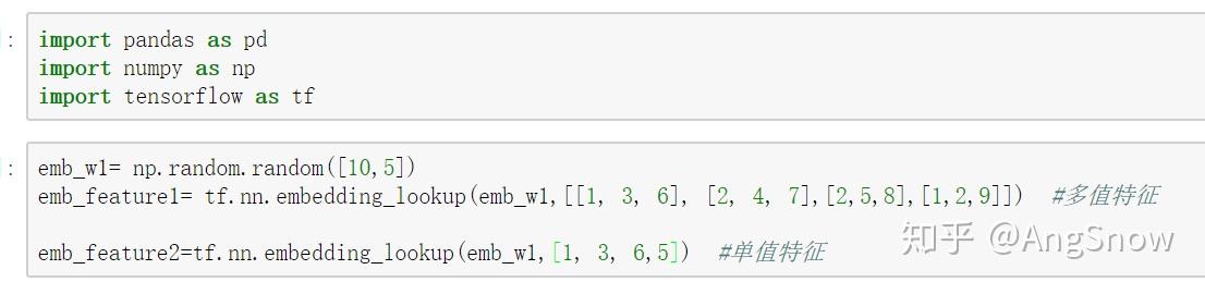 tf.embedding_lookup(sparse)详解 - 知乎