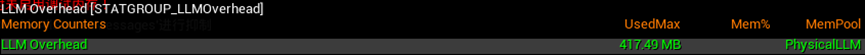 UE4内存统计工具LLM - 知乎