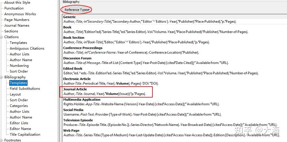 学习工作 Endnote Style制作 - 知乎