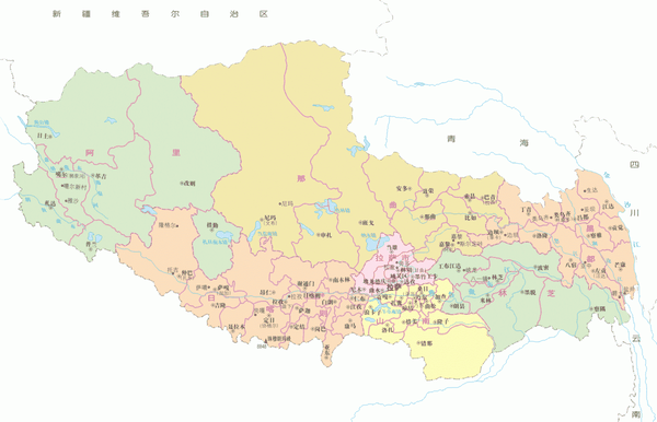建国以来，西藏自治区行政区划沿革地图详解（1949-1999） - 知乎