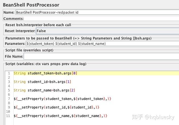 Jmeter之BeanShell PostProcessor使用 - 知乎