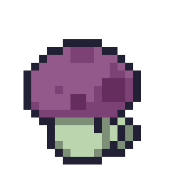 植物大战僵尸像素画小喷菇教程详细步骤 - 知乎