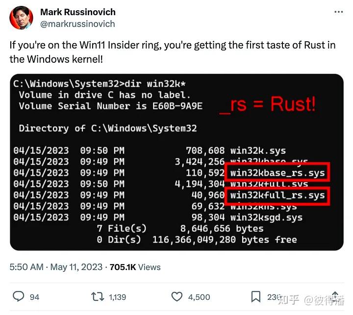 放弃C/C++！微软官方公告：请使用Rust编写Windows驱动程序！ - 知乎