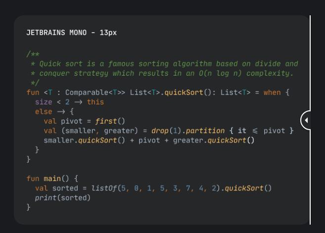 JetBrains Mono！4种字重支持145种语言，免费可商用的等宽字体！ - 知乎