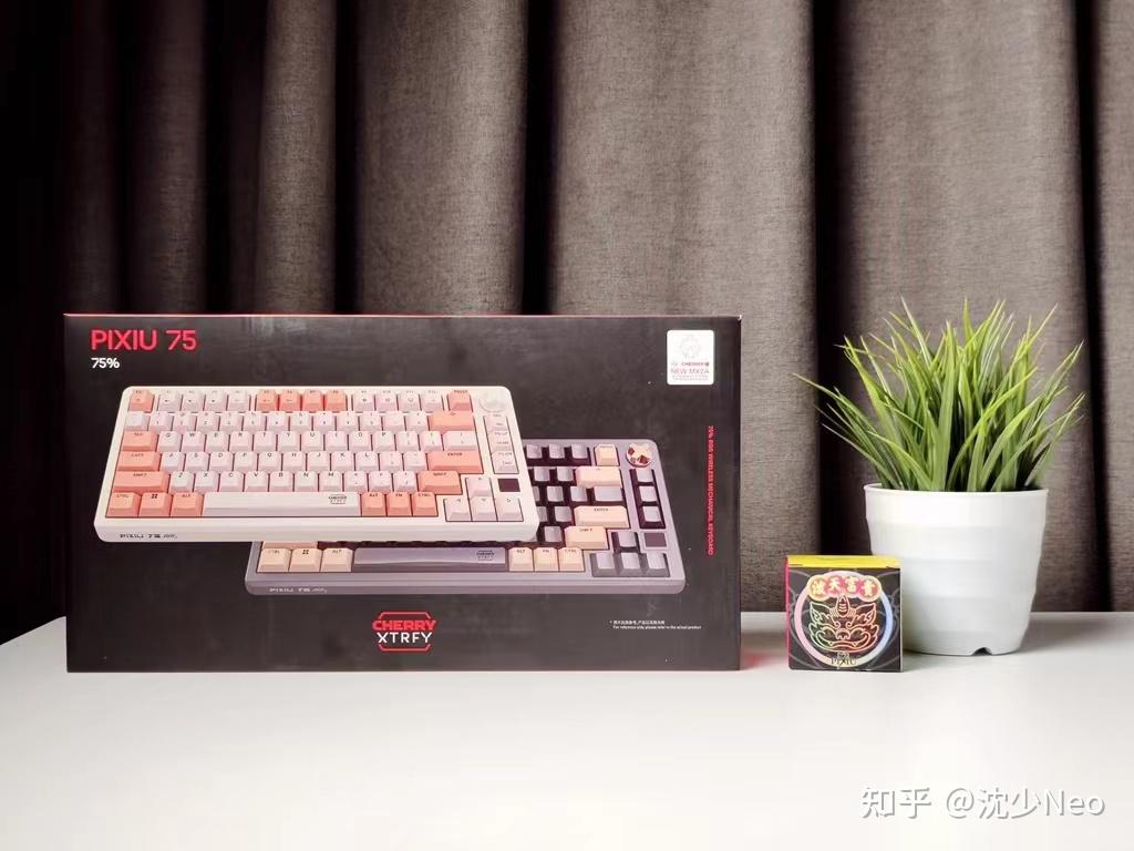 好看、好用、好玩 - CHERRY PIXIU 75 无线机械键盘（金箍棒配色）