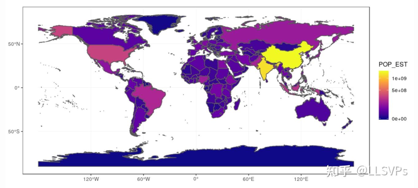 使用 R、sf 和 ggplot2 以编程方式绘制漂亮的地图 - 第 1 部分：基础知识 - 知乎
