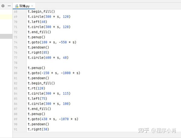 用python画一朵玫瑰给你 - 知乎