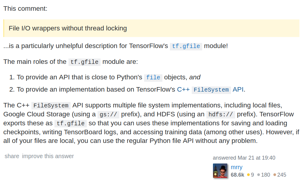 tensorflow gfile文件操作详解 - 知乎