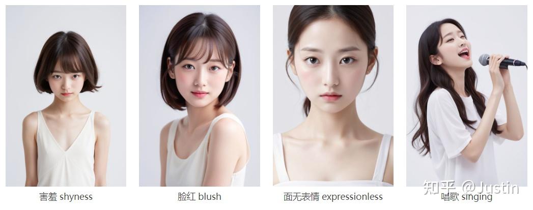 stable diffusion人物表情提示词大全 - 知乎