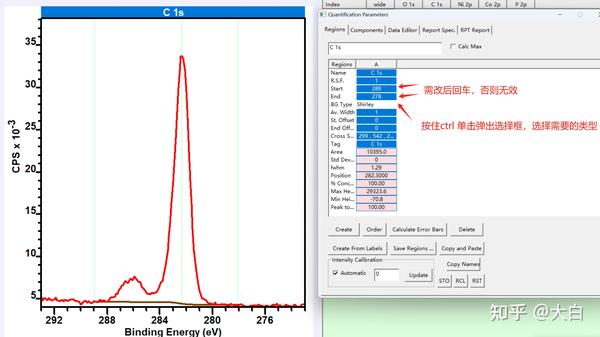 Casa XPS拟合系列1-碳校正 - 知乎