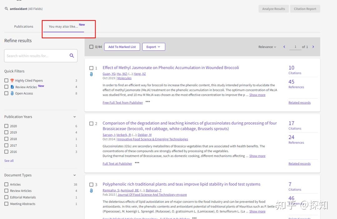 【科研分享】新版Web of science亮点大介绍！ - 知乎