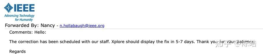 联系IEEE修正作者信息错误的流程 - 知乎