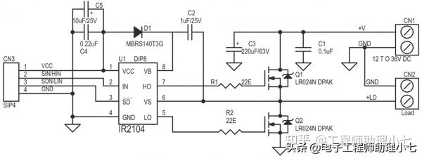 一文带你搞定IR2014芯片，引脚功能+工作原理+电路案例，通俗易懂 - 知乎