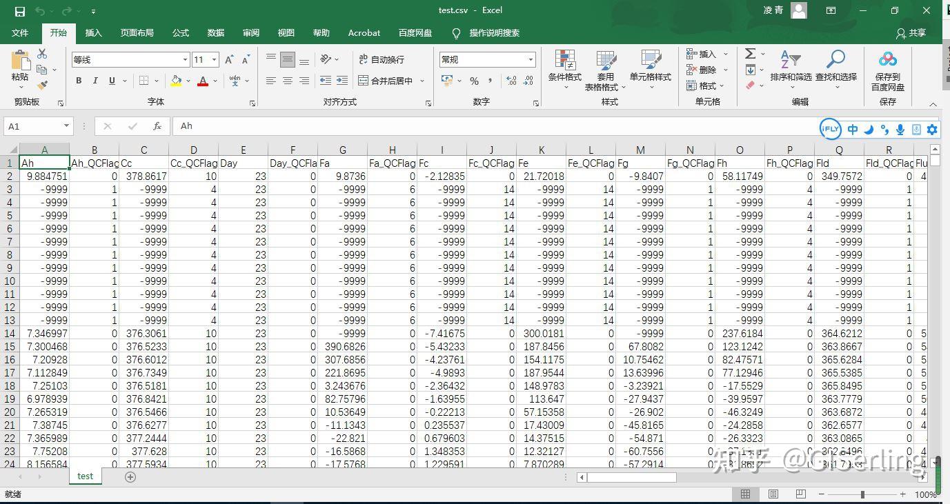通量数据处理——NC格式转为CSV格式 - 知乎