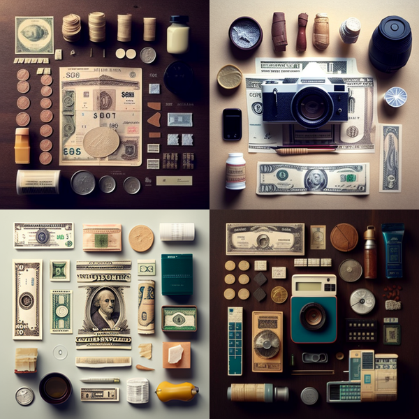 Midjourney 每日一画|AI绘画Knolling风作品欣赏 - 知乎