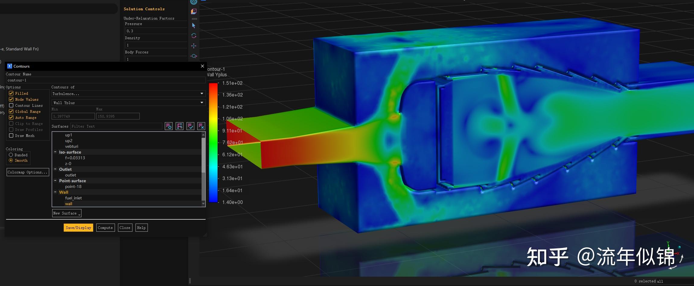 fluent实用小技巧：做一个剪切截面 - 知乎