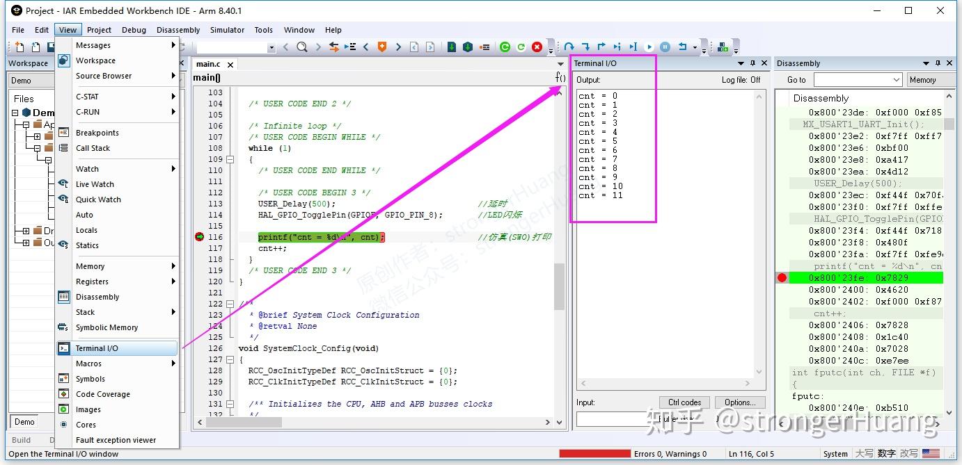 printf系列教程02_仿真打印输出配置，基于STM32（Keil、IAR） - 知乎