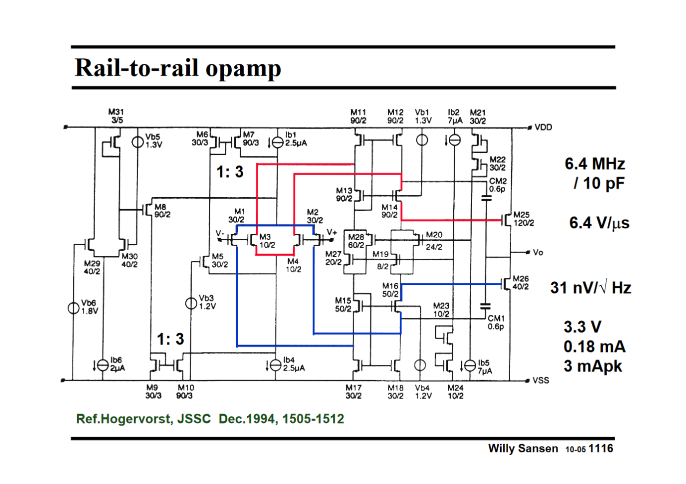 Chapter #11 Rail-to-rail input and output amplifiers - 知乎