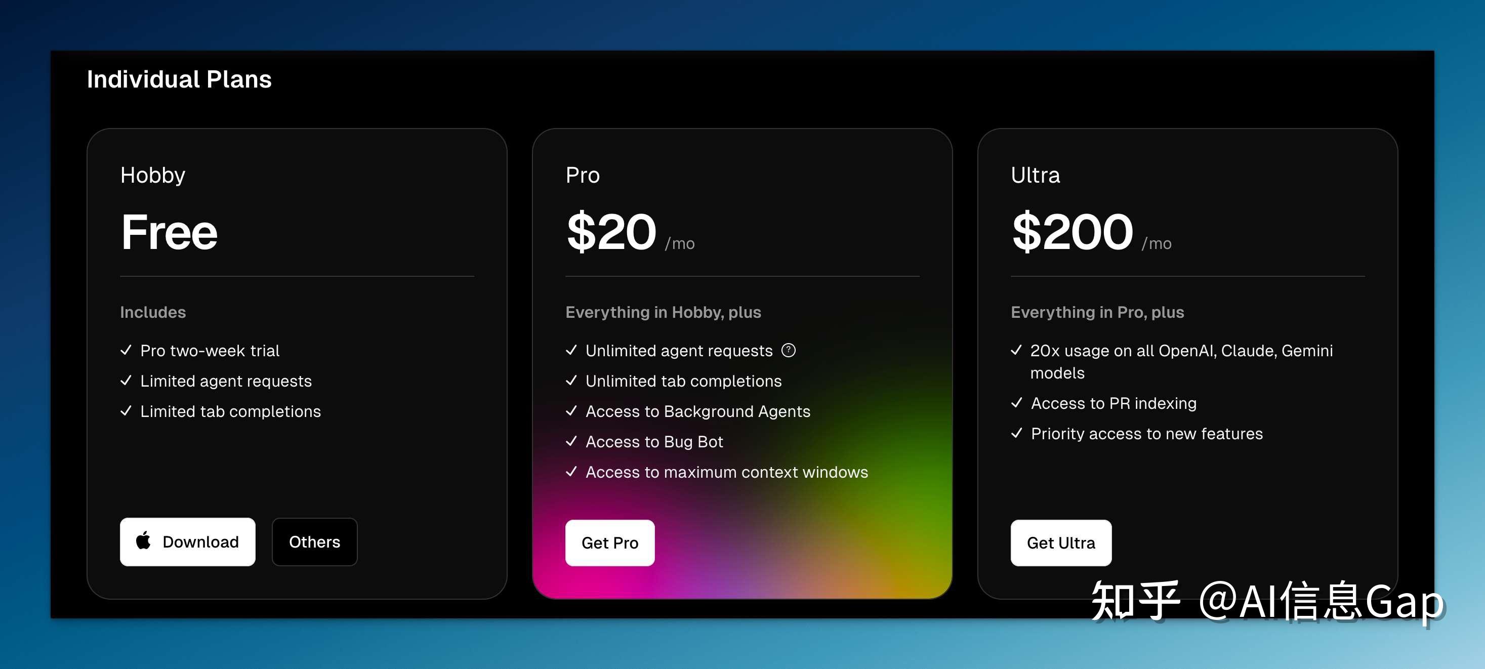 Cursor 推出 200 美元 Ultra 订阅，还悄悄改了 Pro 计划？一文看懂这波更新 - 知乎