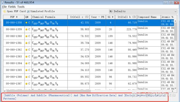 PDF数据库功能介绍—物相鉴定全图分析法 - 知乎