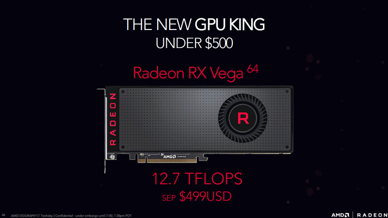 AMD揭晓RX Vega：RX Vega 64及RX Vega 56，8月14日发布 - 知乎