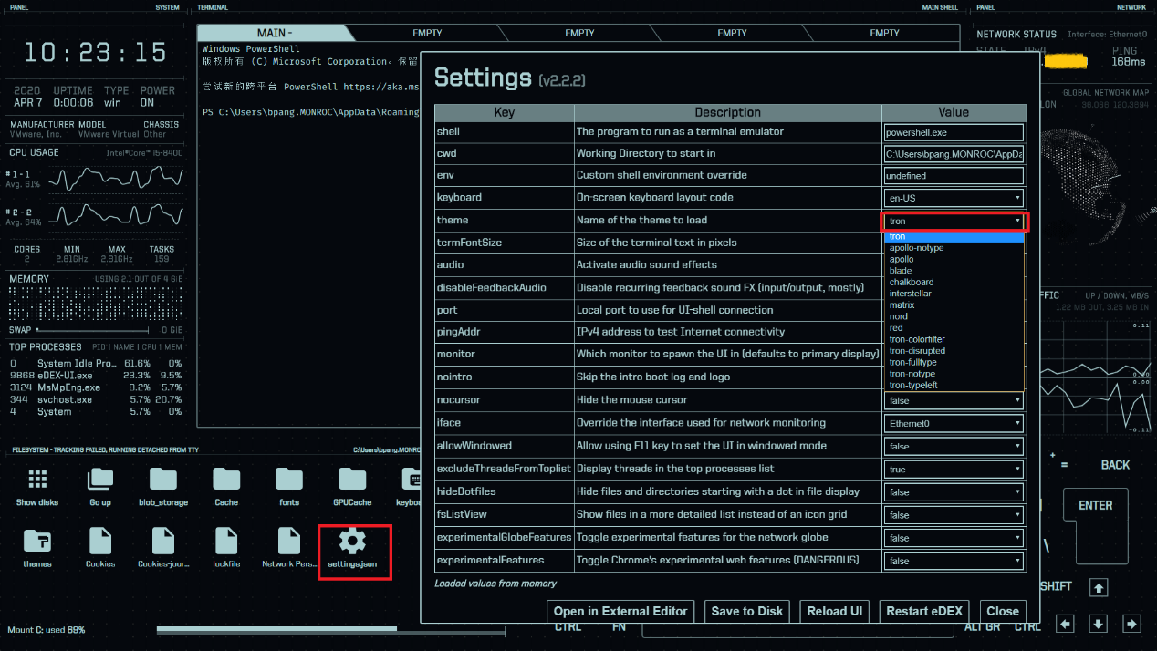 酷炫的终端模拟器eDEX-UI - 知乎