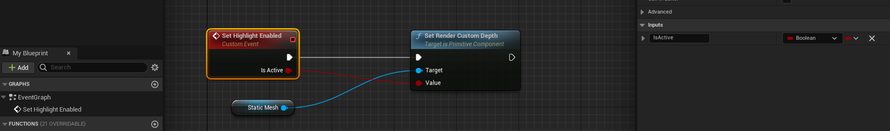 UE5物体高亮显示（蓝图版） - 知乎