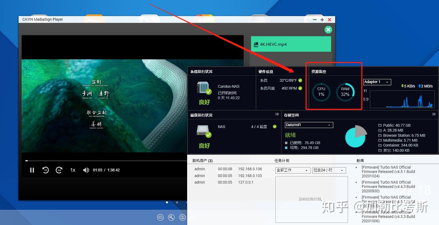 威联通支持 H.265 教程，CAYIN授权详解！速度收藏 - 知乎