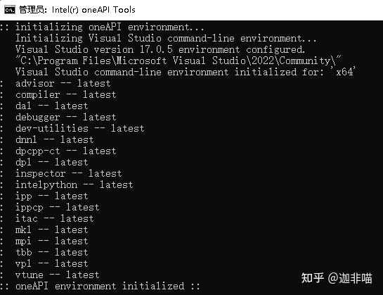 Win11下通过 Intel oneAPI command prompt启动加载oneAPI环境 - 知乎
