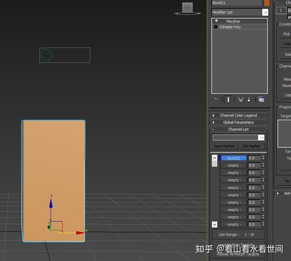 3dmax 控制器和morpher通道共用同一个controller - 知乎