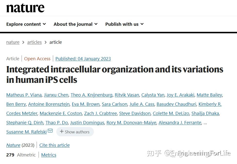 《Nature》重磅：以高清视角看细胞内的结构分布！ - 知乎