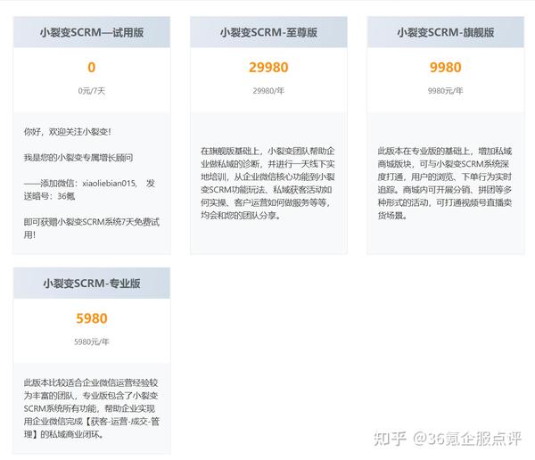 小裂变SCRM怎么样？用户评价如何？性价比高吗？ - 知乎