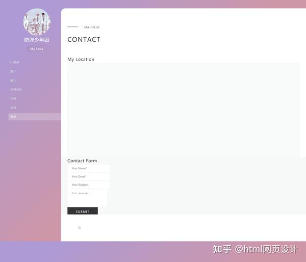 基于web的个人网页响应式页面设计与实现 Htmlcssjavascript(web前端网页制作课作业) 知乎