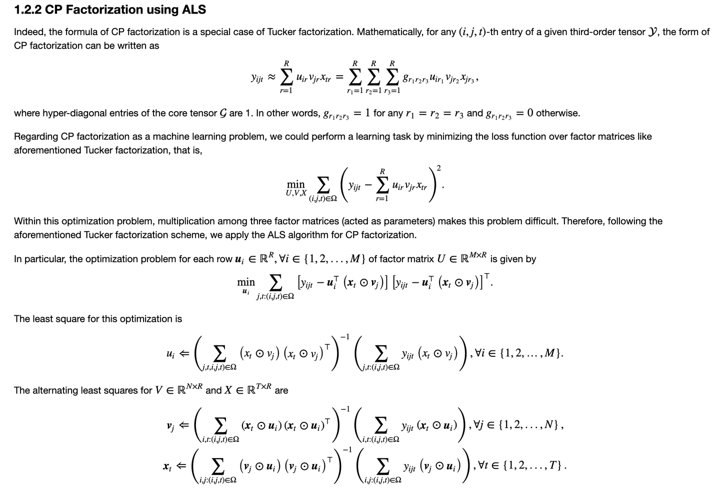 GitHub项目tensor-learning新增内容 (1)：基于交替最小二乘法的张量分解技术 - 知乎