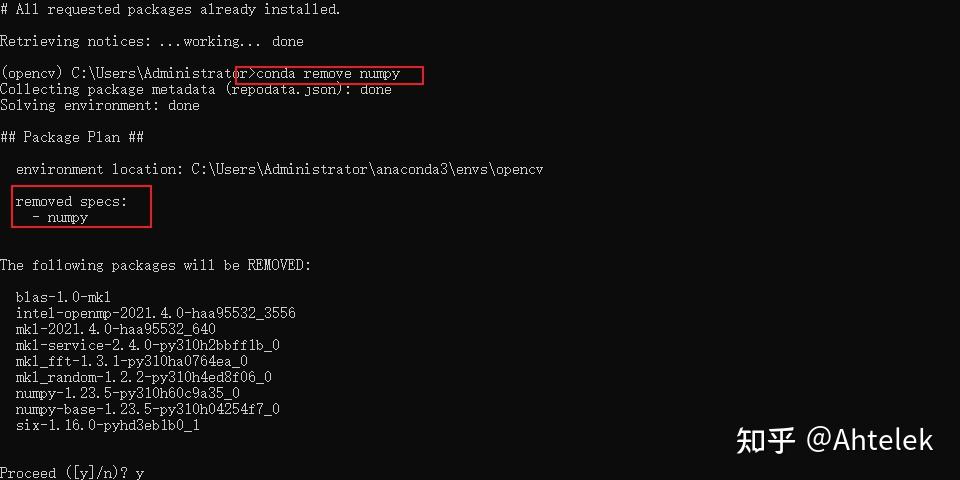 Anaconda和pip常用命令汇总：简单，通俗易懂 - 知乎