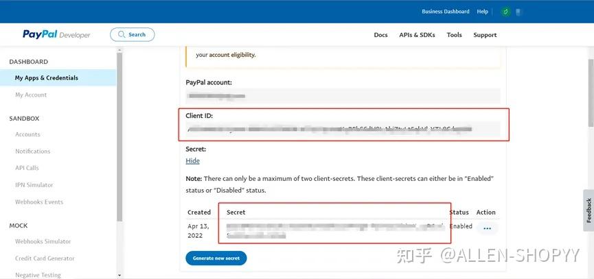 外贸独立站怎么配置paypal v2自填秘钥的这个支付方式呢？ - 知乎