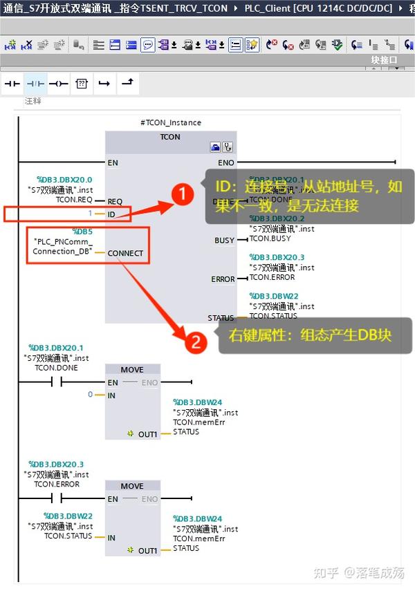 通信_S7开放式双端通讯 _指令TSENT_TRCV_TCON - 知乎