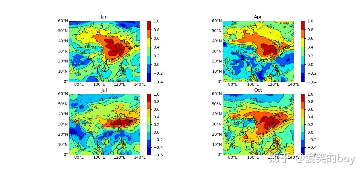 Python对气象数据的可视化 - 知乎