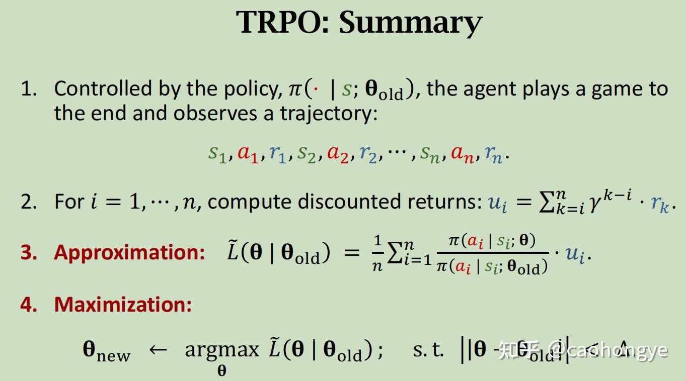 Trust Region Policy Optimization (TRPO) - 知乎