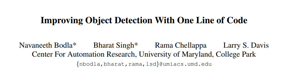 Soft-NMS 论文阅读 - 知乎