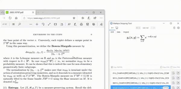 Mathpix Snip 截图识别公式插入 Microsoft Word 中——无需mathtype - 知乎
